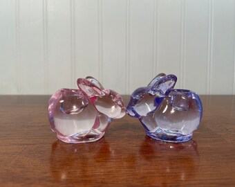 Glass Bunny Paperweight | Etsy