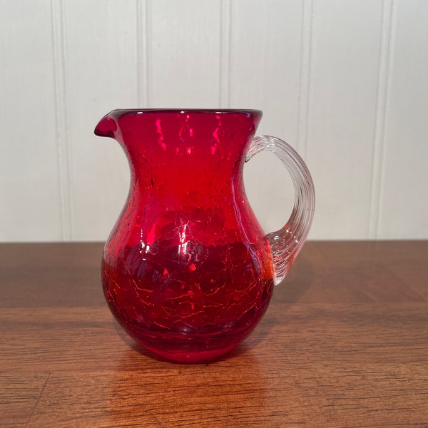 Small Glass Pitcher - Etsy