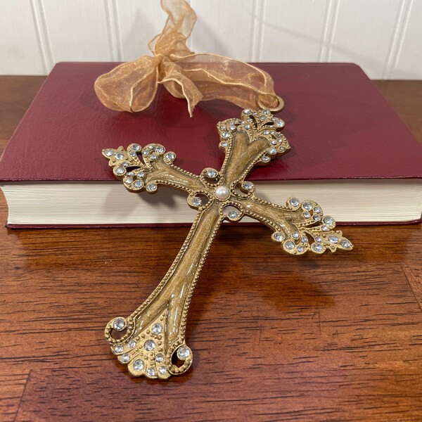 Jeweled Wall Cross - Etsy