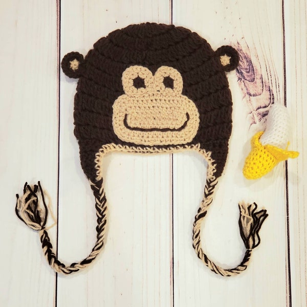 Monkey Hat - Etsy