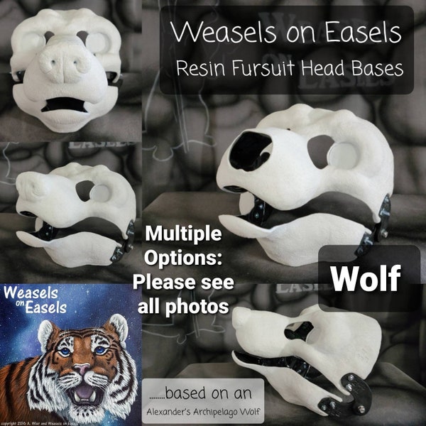 Realistic Wolf Headbase Fursuit - Etsy