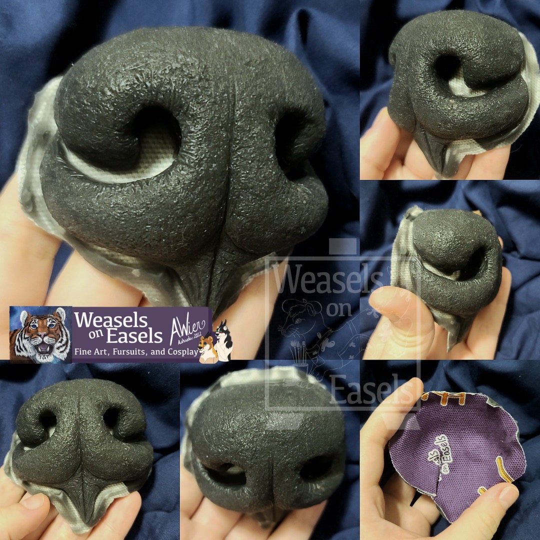 Spotted Hyena Silicone Rubber Fursuit Nose - VFX Mascot Cosplay ...