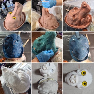 Custom Fursuit Headbase Mold 12 Weeks - 3d Print Modeling and Molding ...