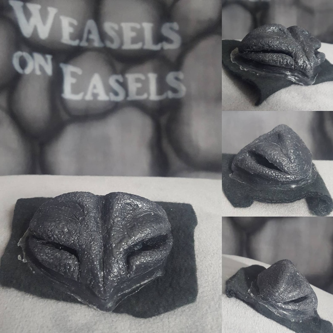 Silicone Rubber Fursuit Nose - Darss Edar - Badger Dragon Rubber Nose ...