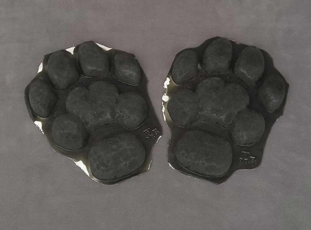 Wolf Fursuit Feet Paw Pads - Heavy Duty Rubber Paw Pads for Wolf ...