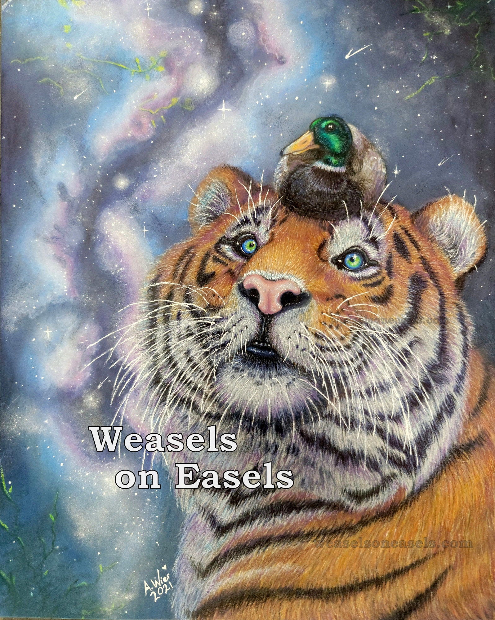 Tiger Duck HQ Digital Download Computer Wallpaper | Etsy