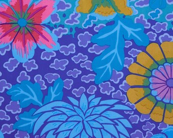 LAKE BLOSSOMS BLUE Kaffe Fassett Collective Sold in 1/2 Yd | Etsy