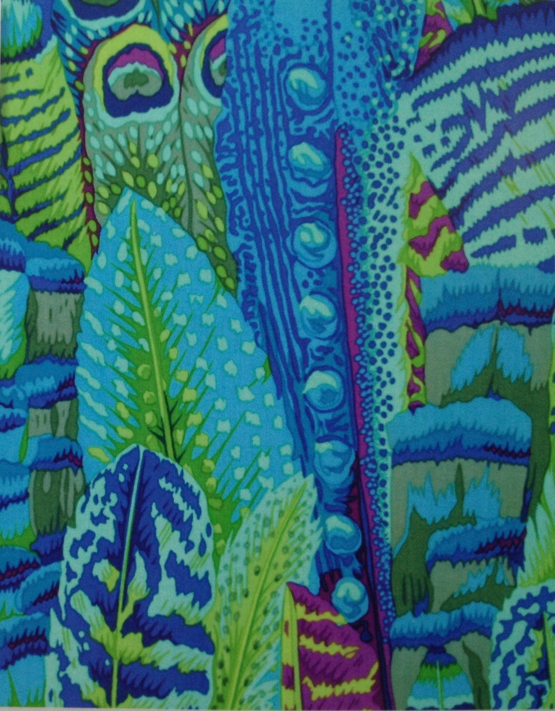 FEATHERS Green PJ55 Philip Jacobs - Kaffe Fassett Collectives - Sold in ...