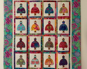 Patchwork Pattern for a Dresses Quilt Foundation Pieced - Etsy