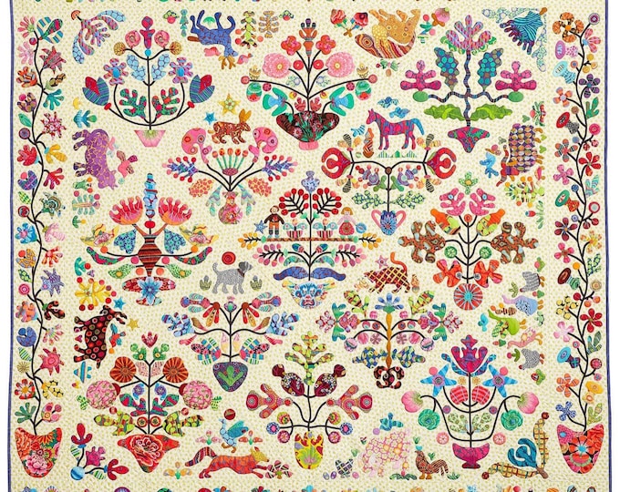 WHIMSICAL VASES Applique Quilt Pattern by Kim Mclean - Etsy
