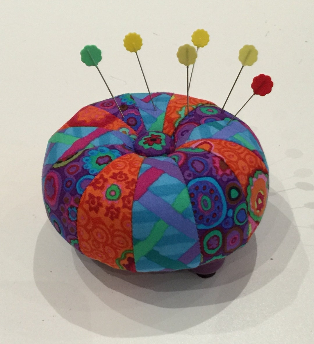 4" TUFFET PINCUSHION - Full Kit W/pattern by Sew Colorful - Etsy