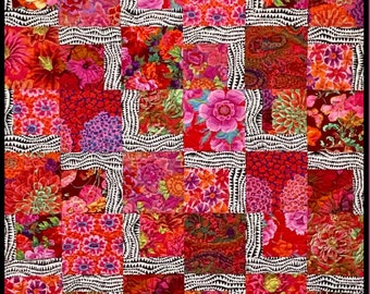 SIZZLING SUMMER Quilt Kit - 63” X 81” - All Kaffe Fassett Collective ...