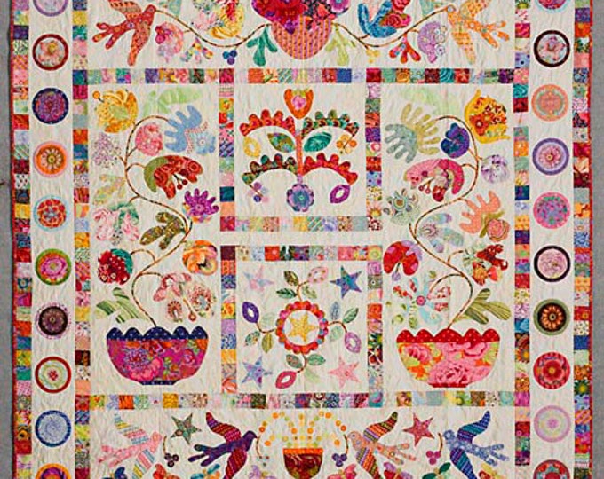 WHIMSICAL VASES Applique Quilt Pattern by Kim Mclean - Etsy