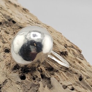 HOLLOW RING HANDMADE in Sterling Silver Metal Size 8 - Etsy