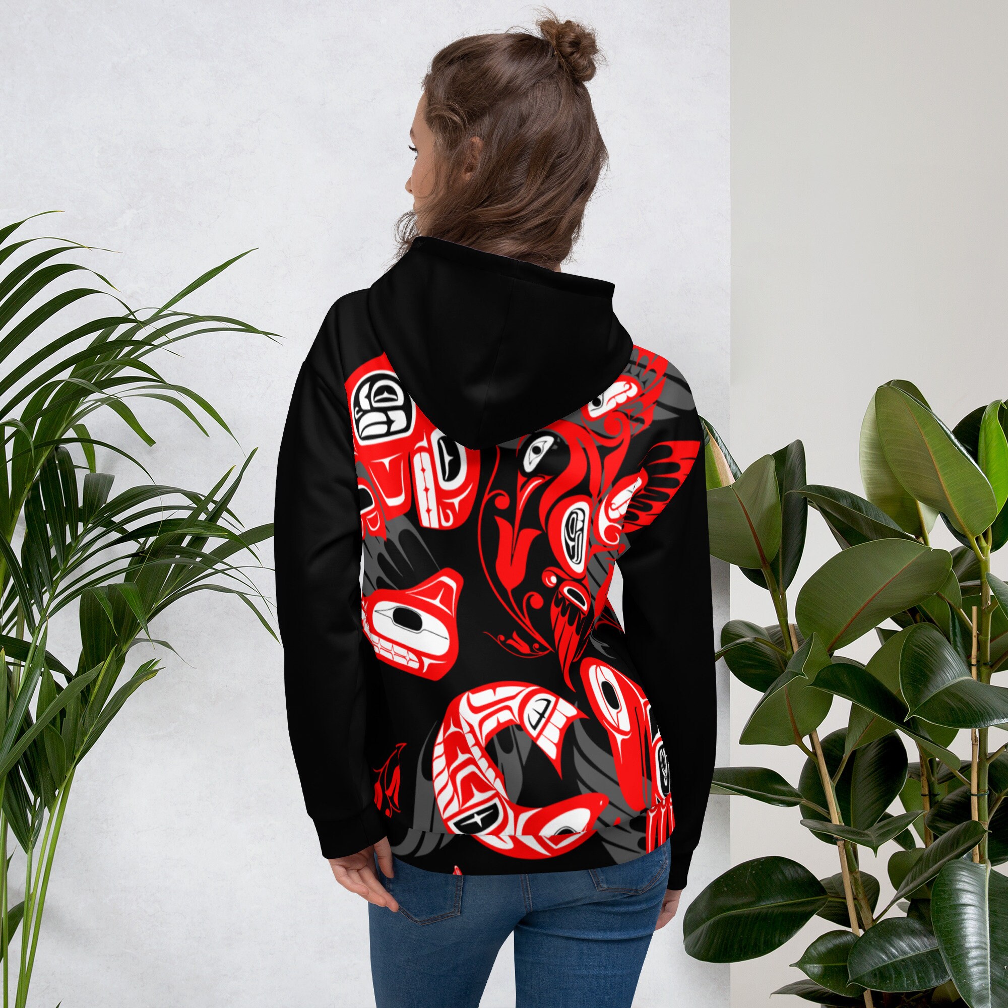 Unisex Hoodie - Alaskan Native Art Design - Etsy