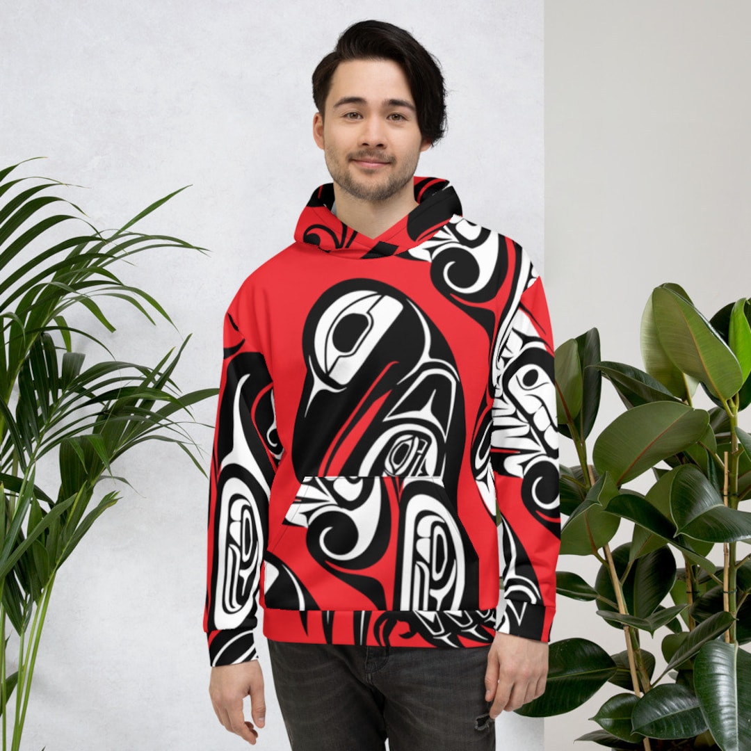 Unisex Hoodie - Alaskan Native Art Design - Etsy
