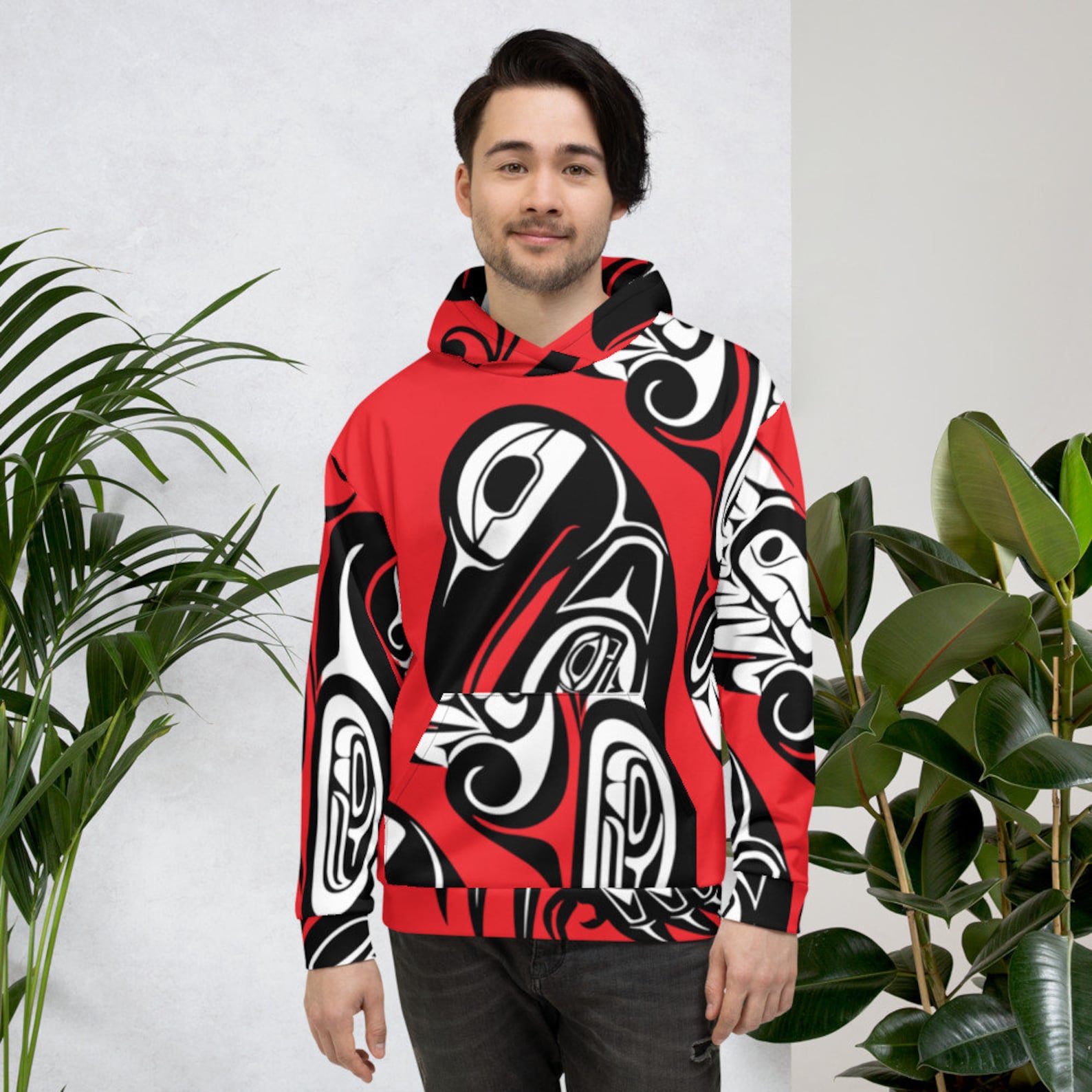 Unisex Hoodie - Alaskan Native Art Design - Etsy