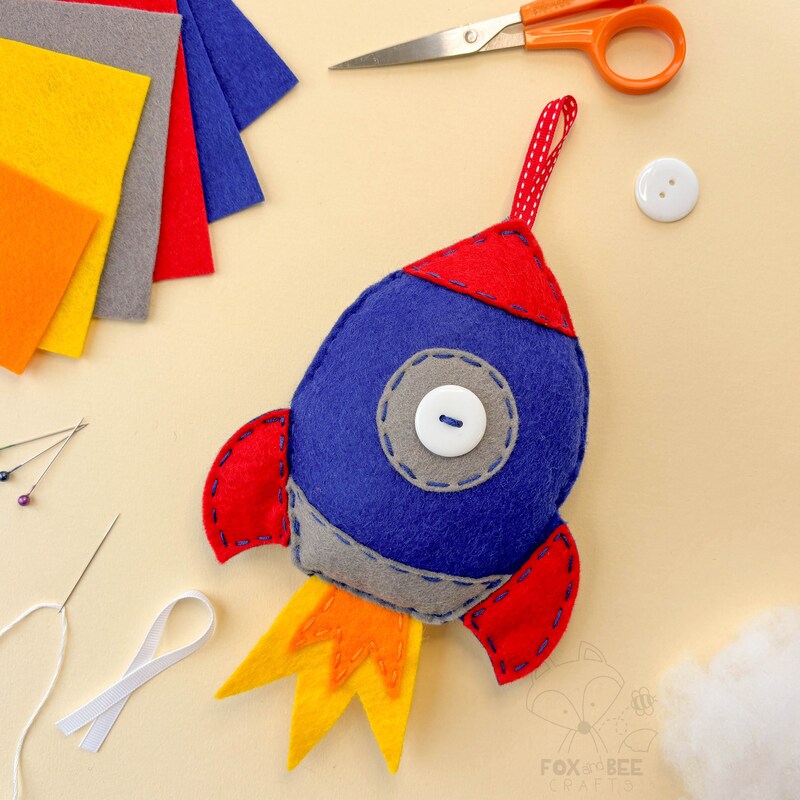 Felt Rocket - Etsy UK