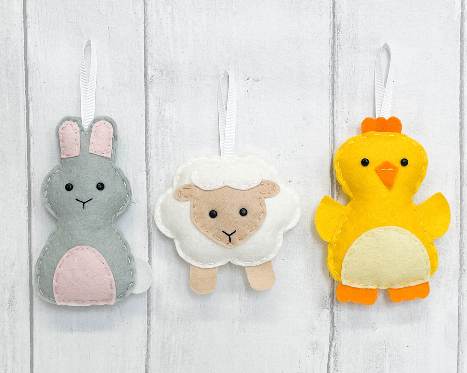 PDF Pattern for Spring Trio Felt Sewing Pattern Full - Etsy