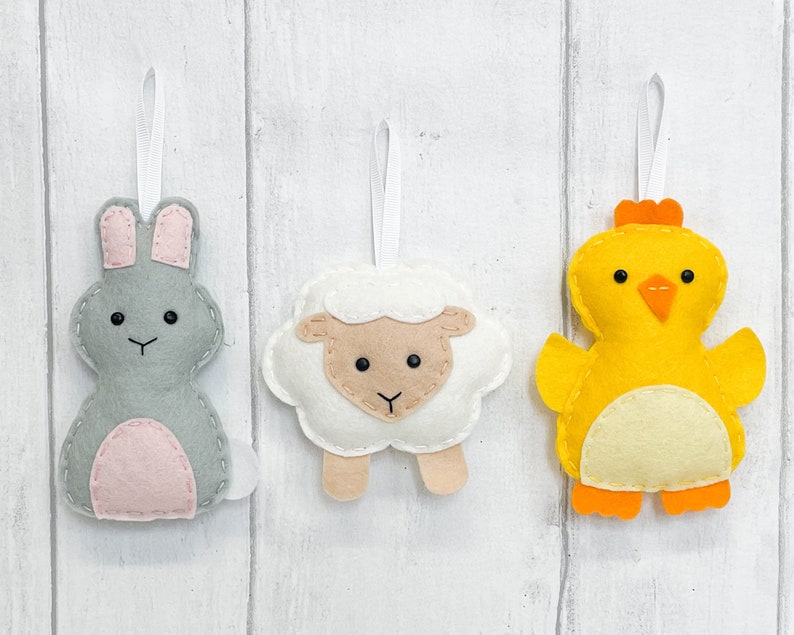 PDF Pattern for Spring Trio Felt Sewing Pattern Full - Etsy