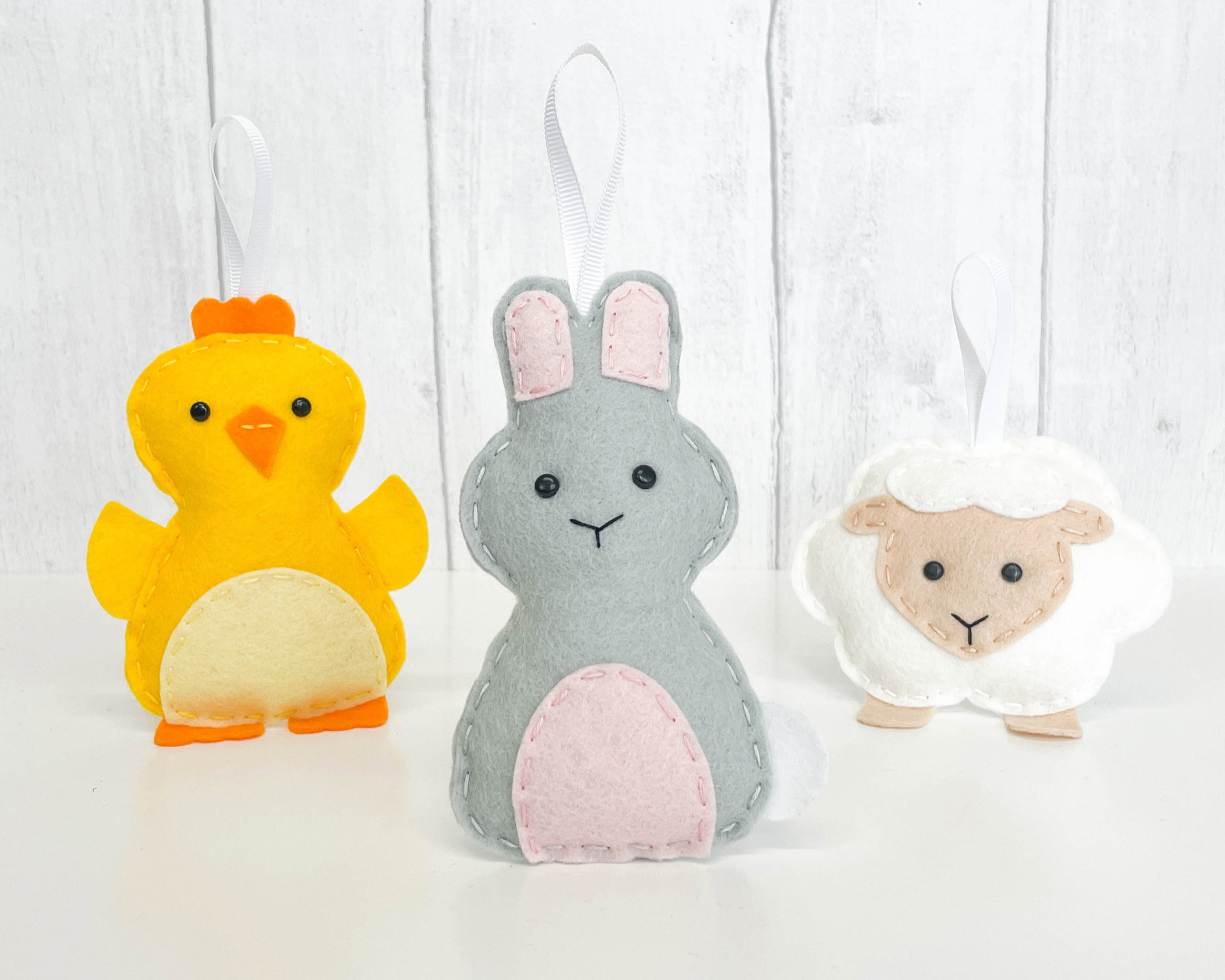 PDF Pattern for Spring Trio Felt Sewing Pattern Full - Etsy