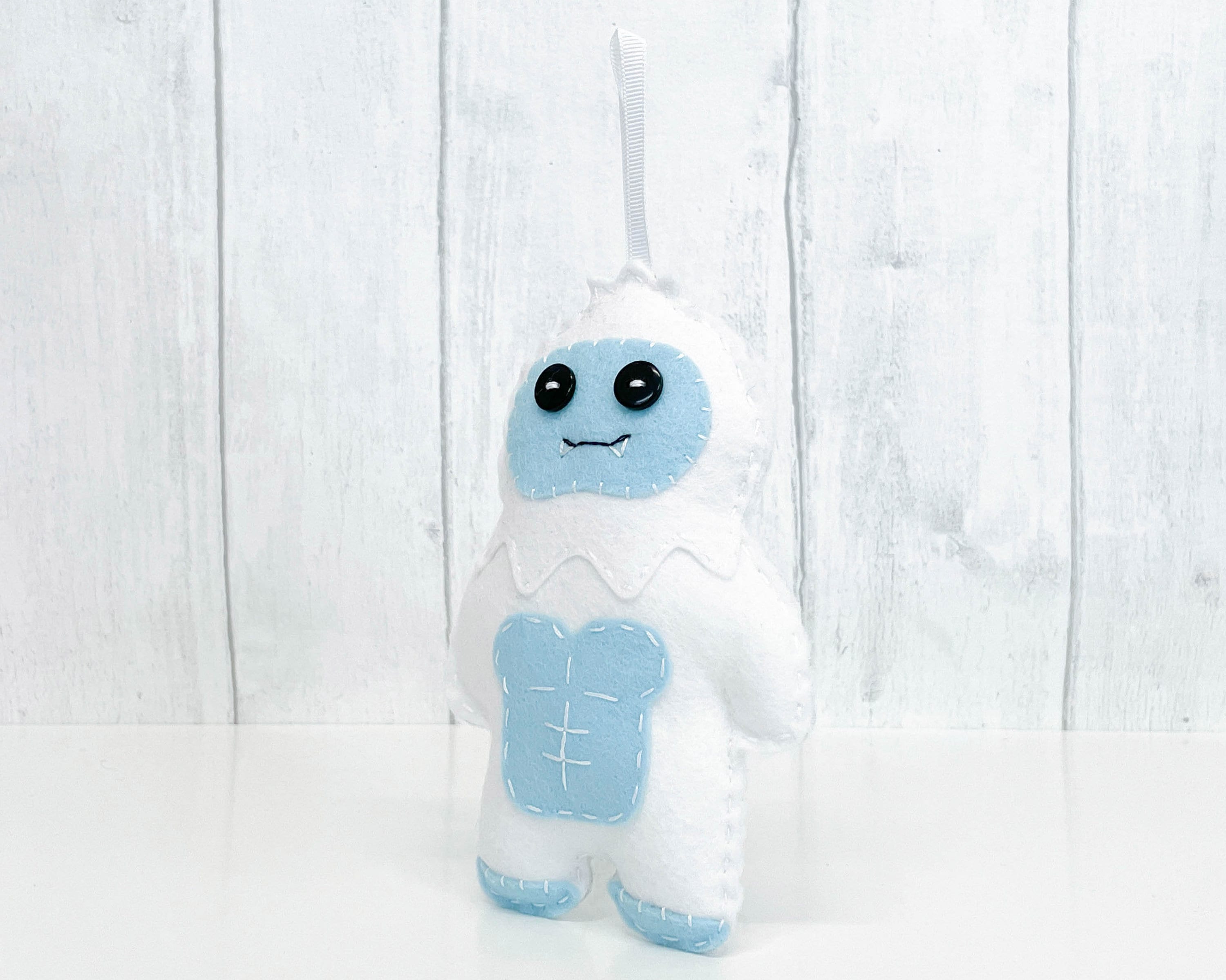 PDF Pattern for Yeti, Felt Sewing Pattern, Full Instructions, Templates ...