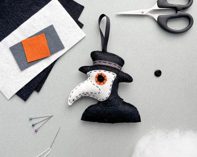 DIY Felt Plague Doctor Sewing Kit: Historical Icon Craft - Etsy