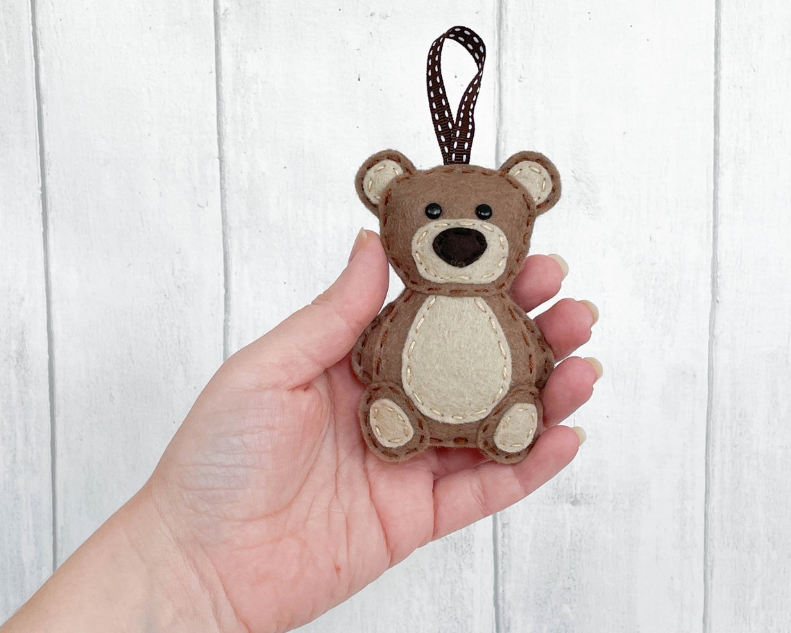 PDF Pattern for Teddy Bear Felt Sewing Pattern Full - Etsy
