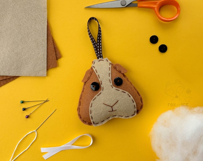 Guinea Pig Mini Felt Sewing Kit: Craft Project for All Ages - Etsy