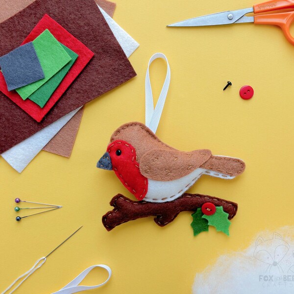 Felt Robin - Etsy UK