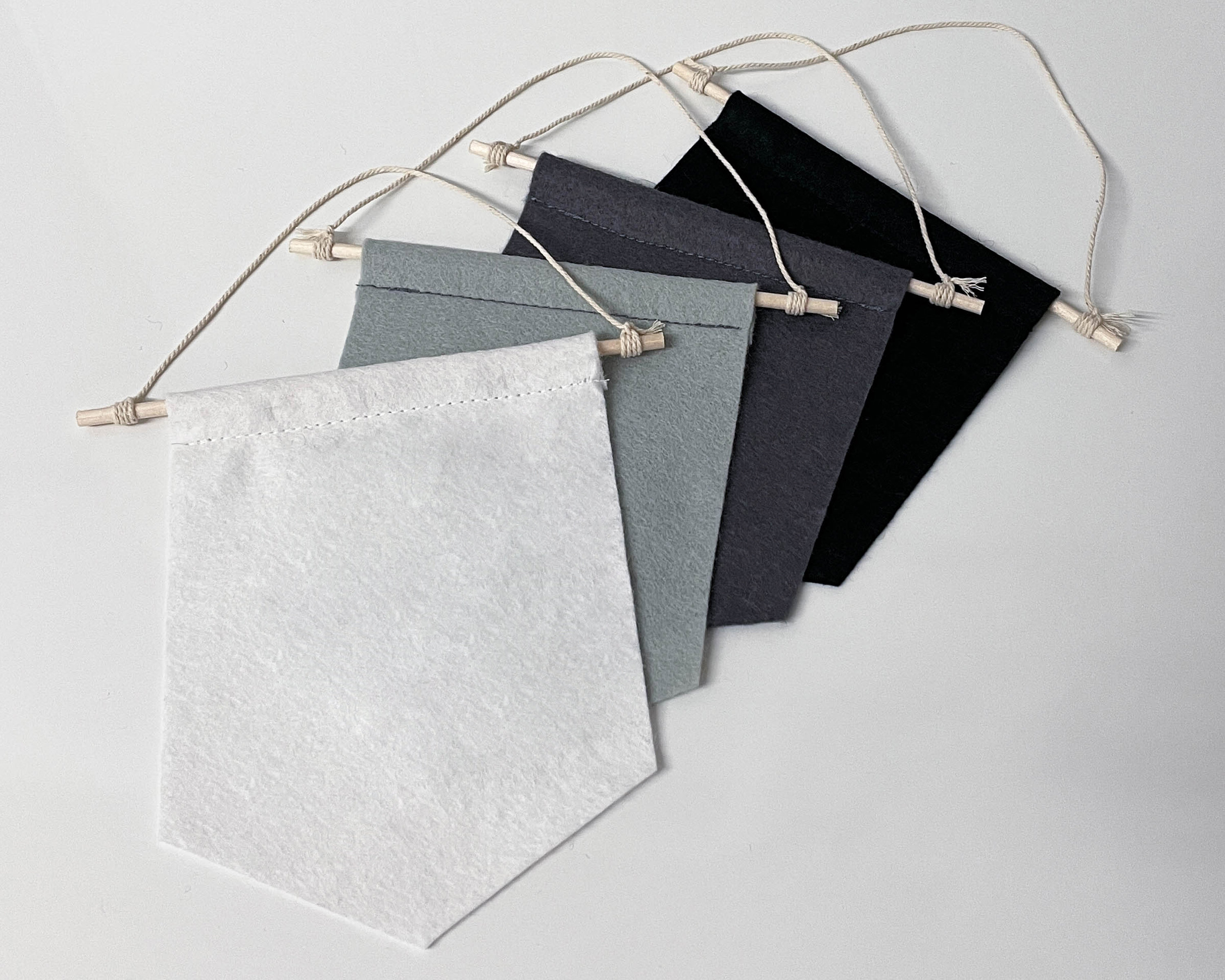 Felt Alphabet Mini Banner Flag Initial Banner Flag 4 - Etsy