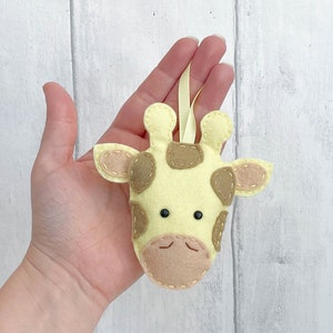 PDF Pattern for Geraldine Giraffe, Felt Sewing Pattern, Full ...