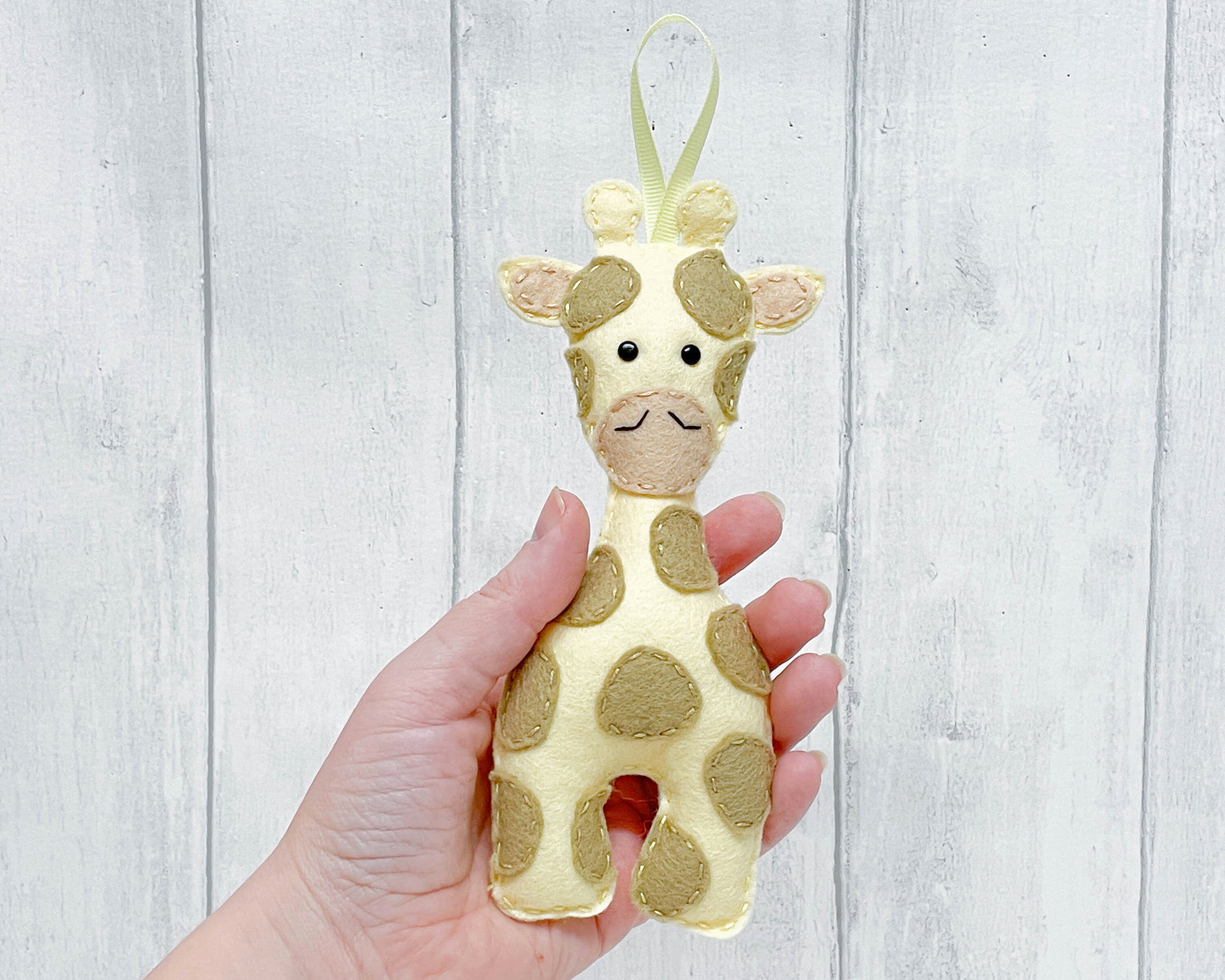 PDF Pattern for Gerald Giraffe, Felt Sewing Pattern, Full Instructions ...