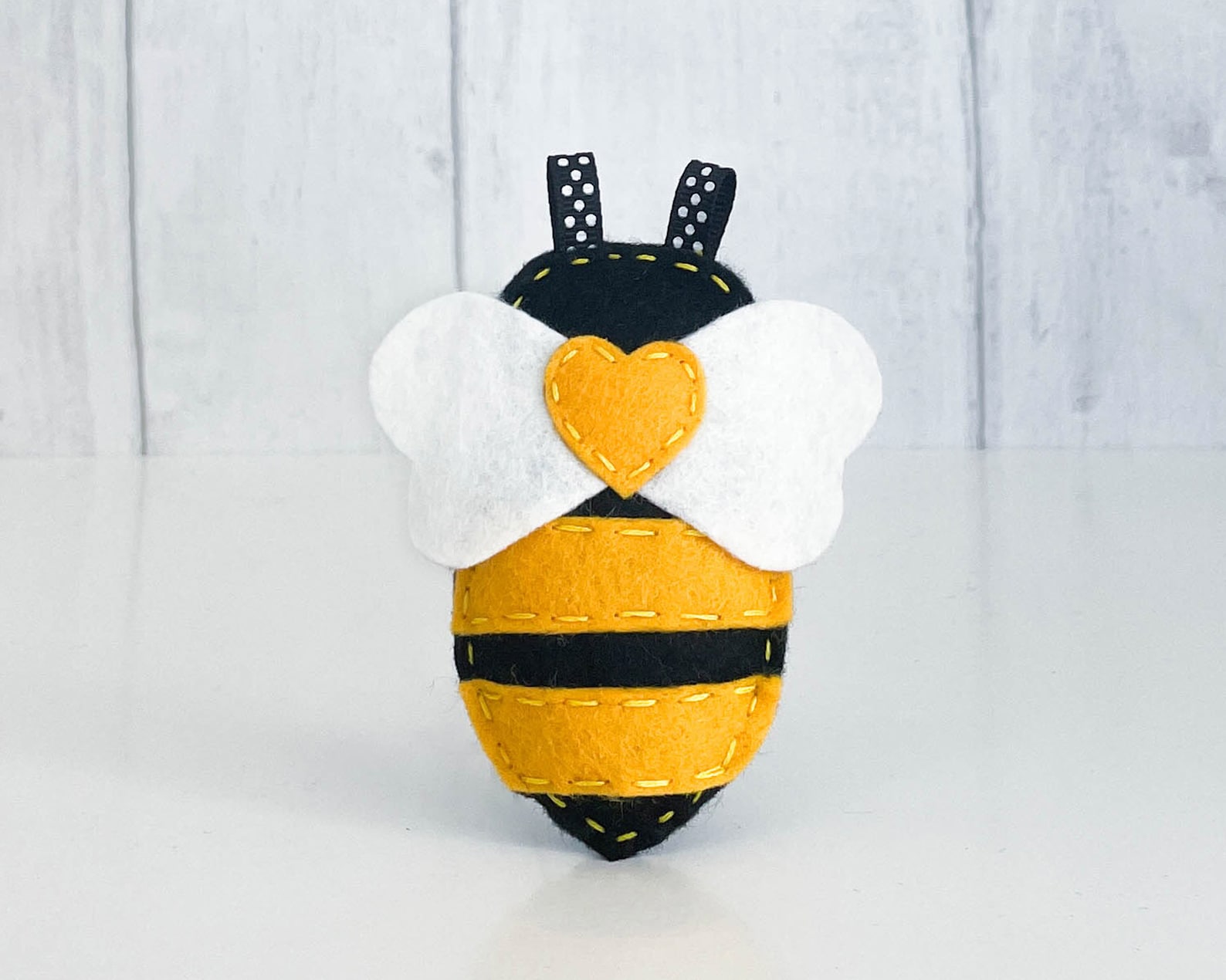 PDF Pattern for Bertie the Bee, Felt Sewing Pattern, Full Instructions ...