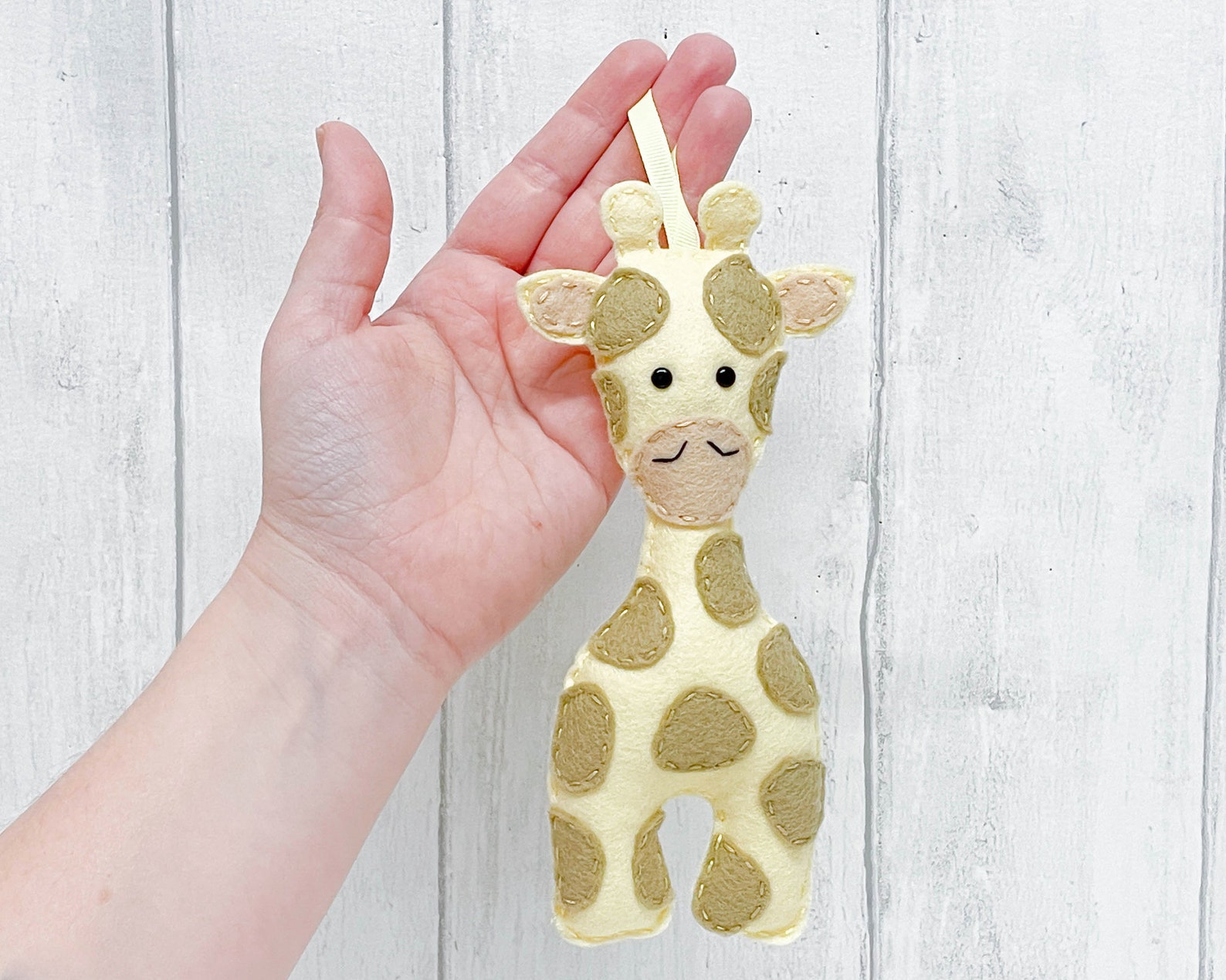 PDF Pattern for Gerald Giraffe, Felt Sewing Pattern, Full Instructions ...