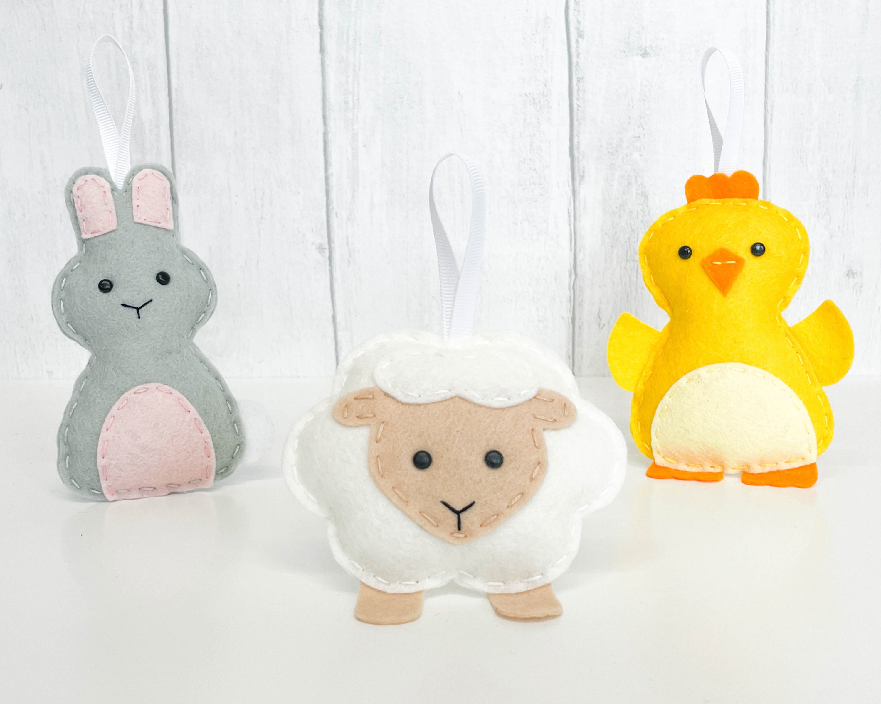 PDF Pattern for Spring Trio Felt Sewing Pattern Full - Etsy