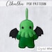 Felt Cthulhu Sewing Pattern: DIY Decoration (PDF Pattern) - Etsy