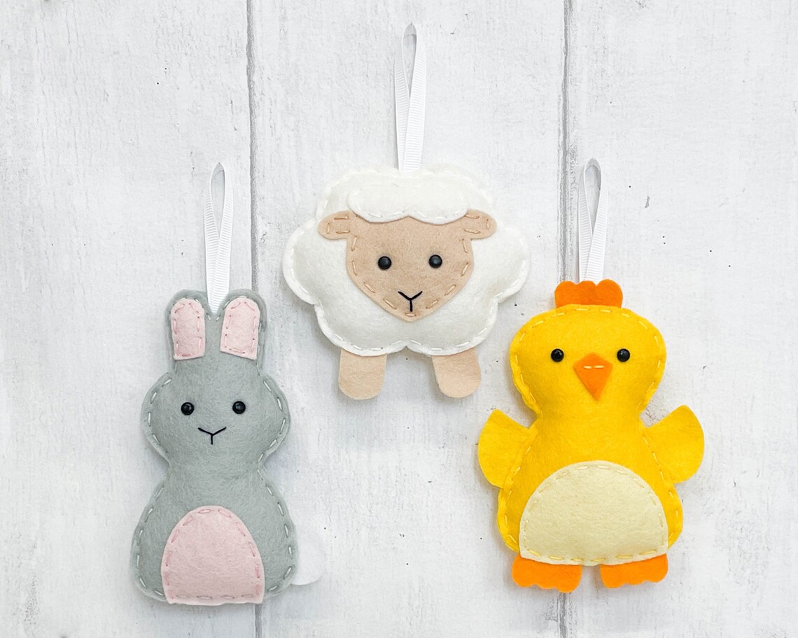 PDF Pattern for Spring Trio Felt Sewing Pattern Full - Etsy