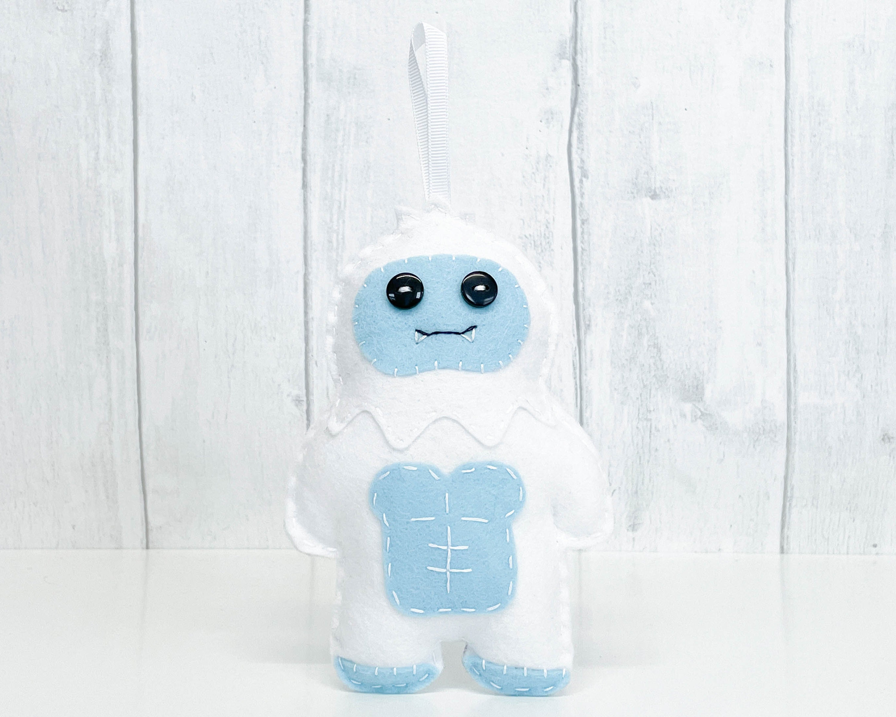 PDF Pattern for Yeti, Felt Sewing Pattern, Full Instructions, Templates ...