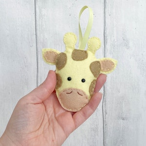 PDF Pattern for Geraldine Giraffe, Felt Sewing Pattern, Full ...