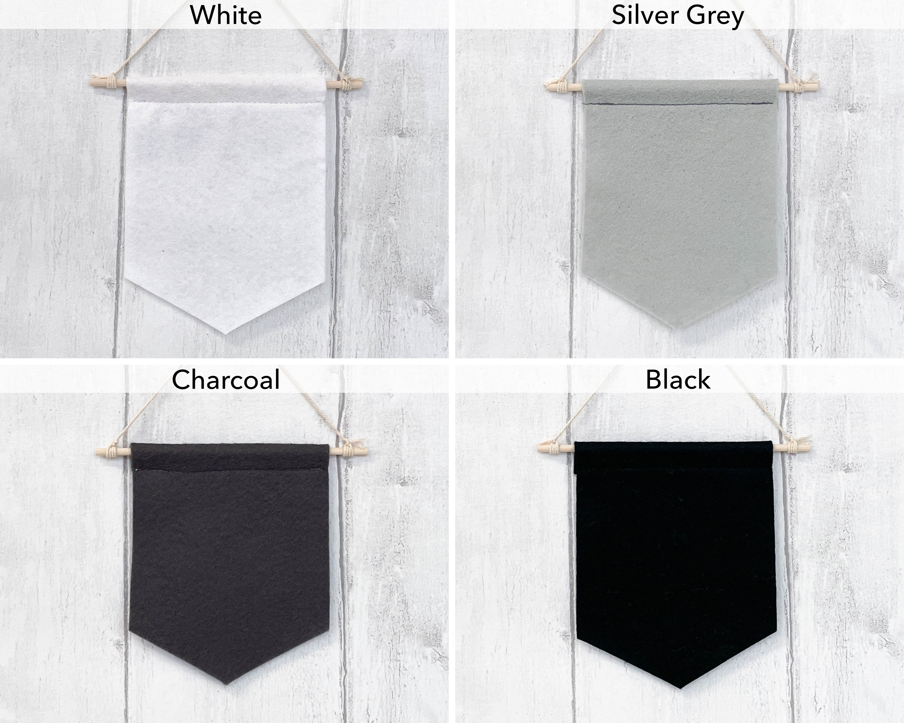 Felt Alphabet Mini Banner Flag Initial Banner Flag 4 - Etsy