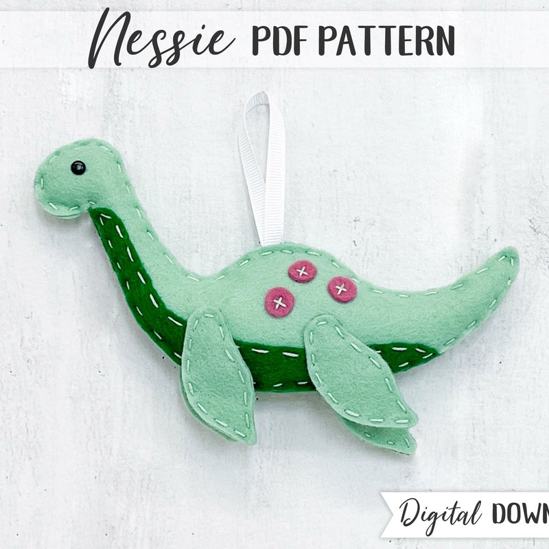 Crochet Nessie Pattern - Etsy