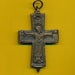 Vintage French Bronze Religious Cross Pendant Catholic Crosses Croix ...
