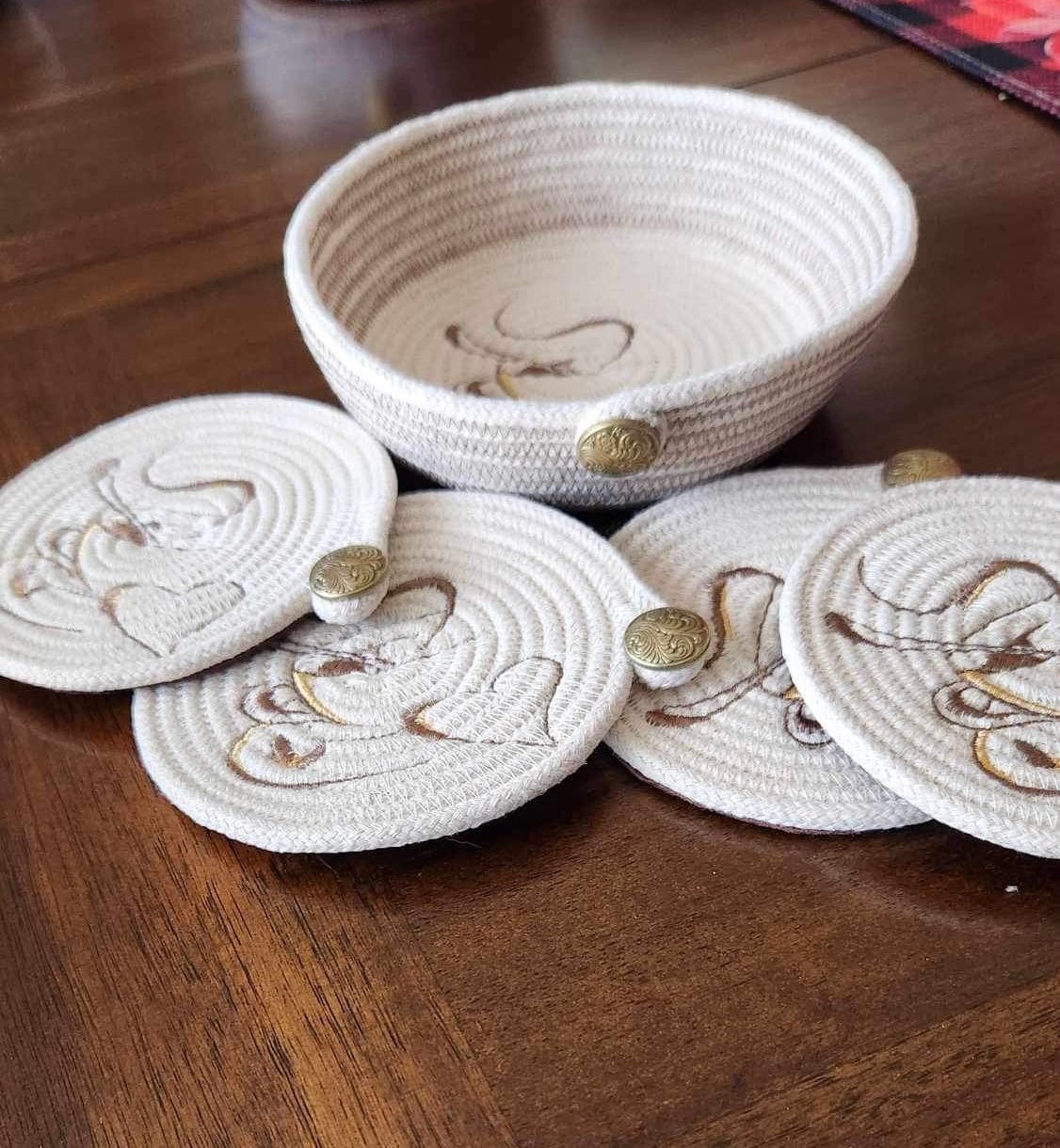 Coffee Lovers Wall Hanging W/ Coasters - Etsy