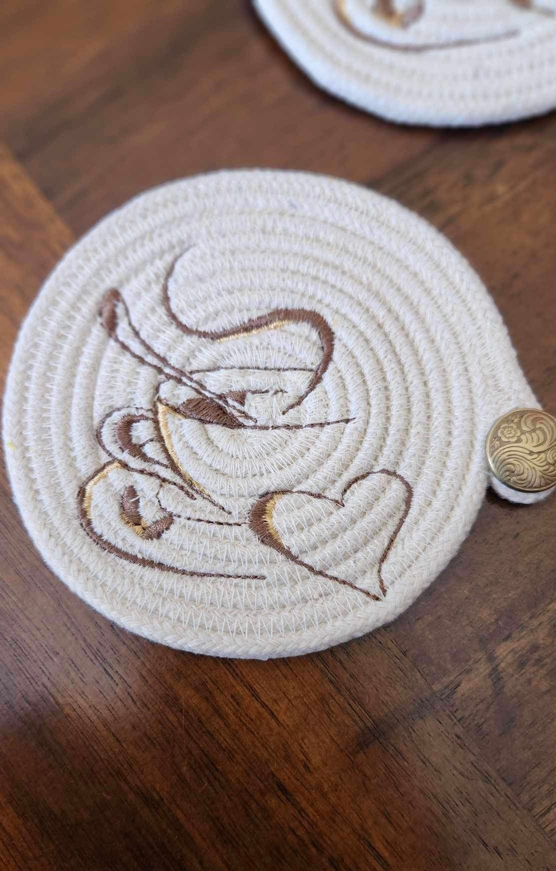 Coffee Lovers Wall Hanging W/ Coasters - Etsy