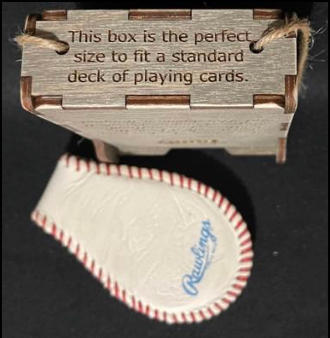Baseball Money Clip- Made With a Baseball Money Clip- Wooden Boxed ...