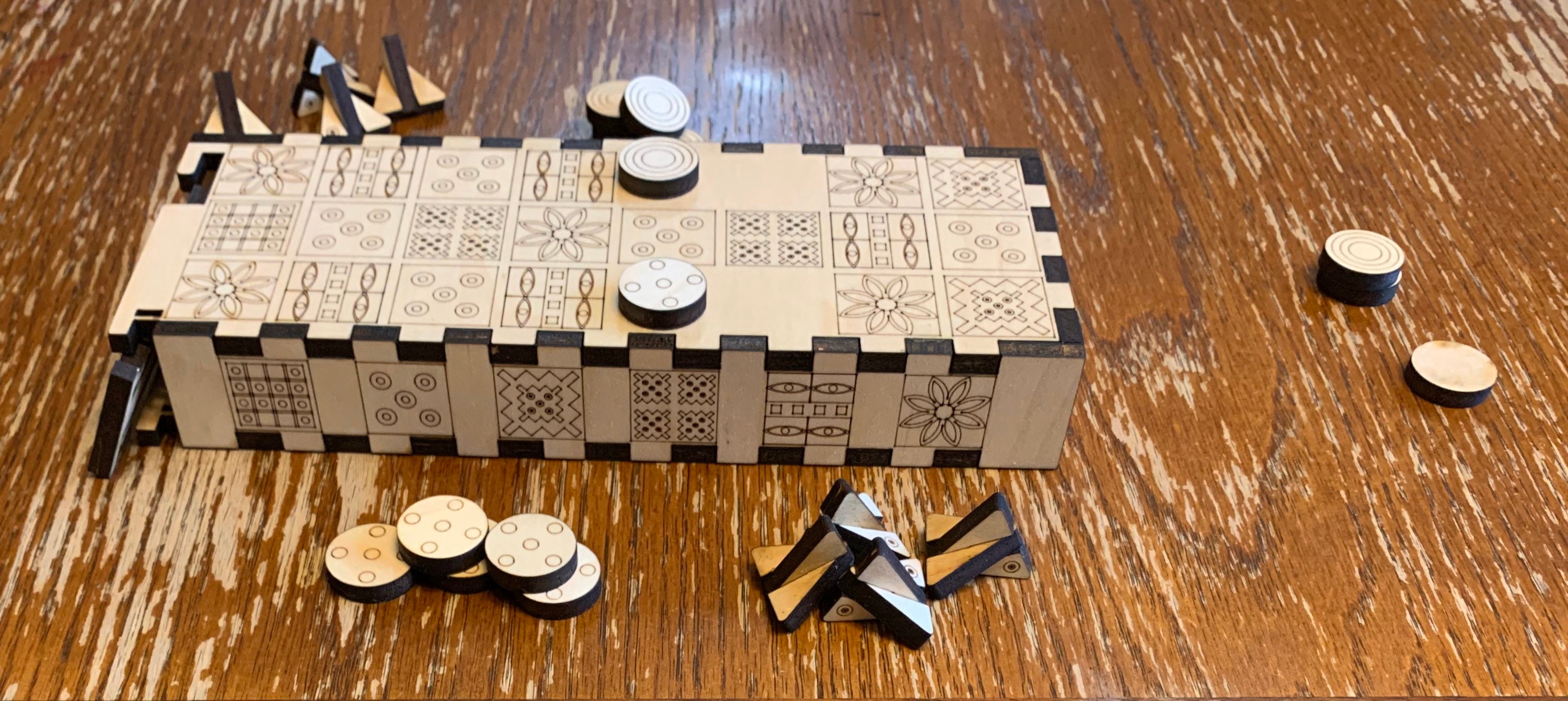 Royal Game of Ur DIGITAL SVG FILE for Glowforge No Physical | Etsy UK