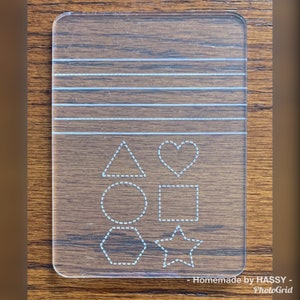 Learn to Write Trace Letter Digital File: Acrylic Dry Erase Marker ...