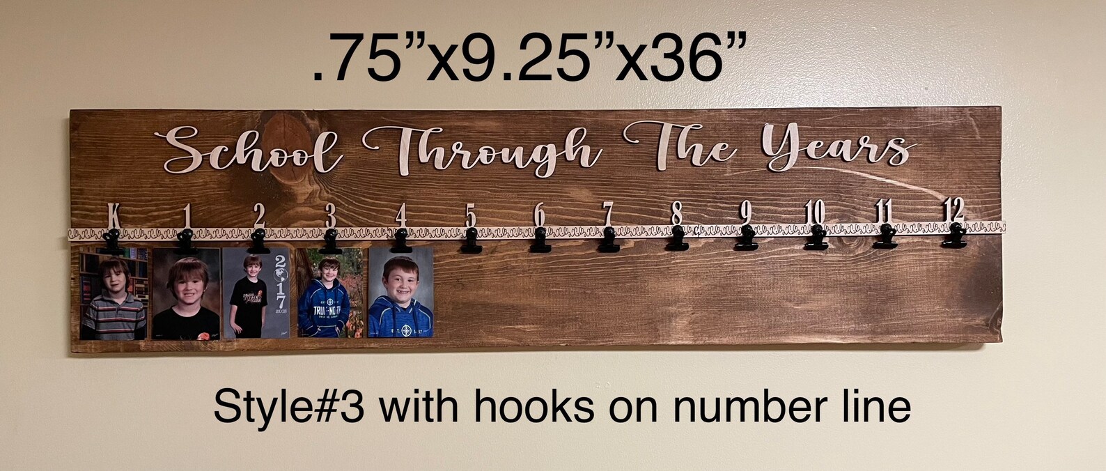 Digital File, Laser Cut School Picture Clip Board Sign, Wallet Size ...