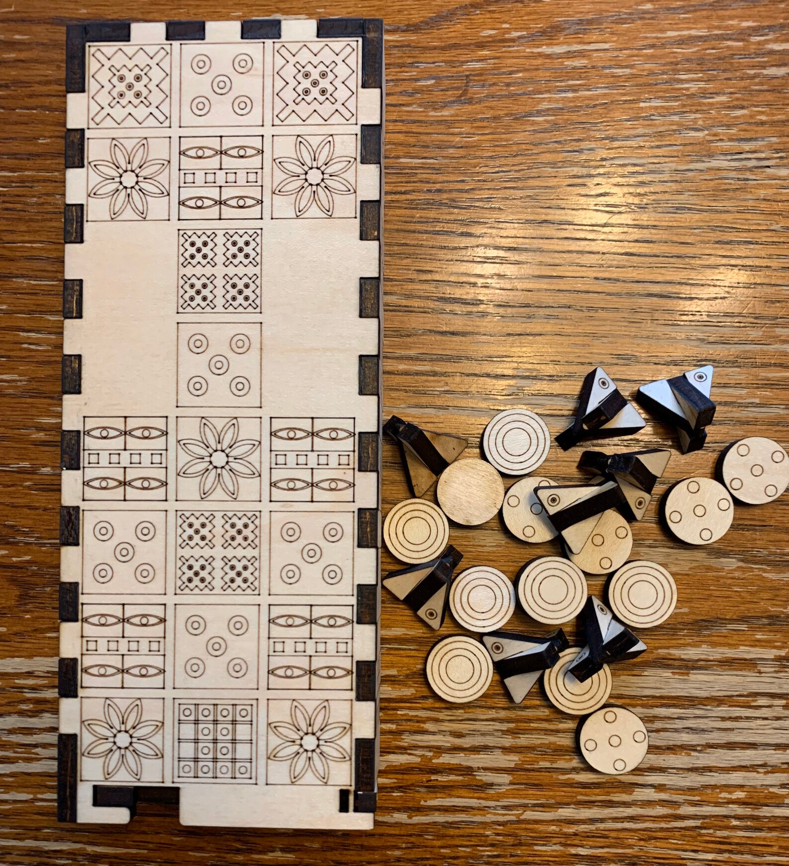 Royal Game of Ur DIGITAL SVG FILE for Glowforge No Physical - Etsy